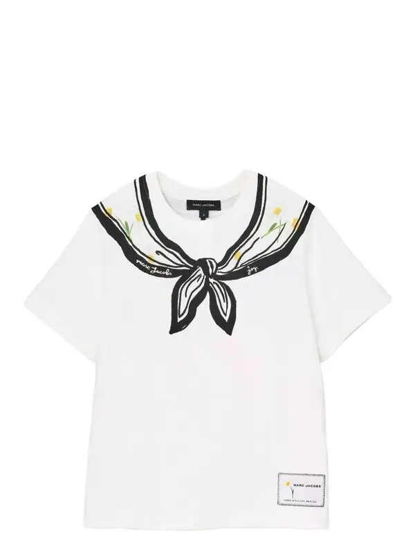 Marc Jacobs Scarf-print Tee - White