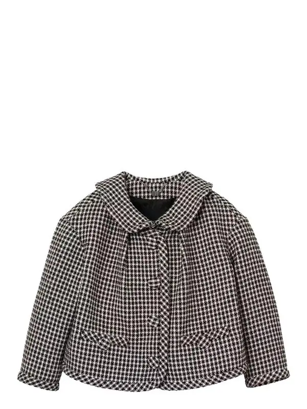 Marc Jacobs Gingham-tweed Jacket - Black