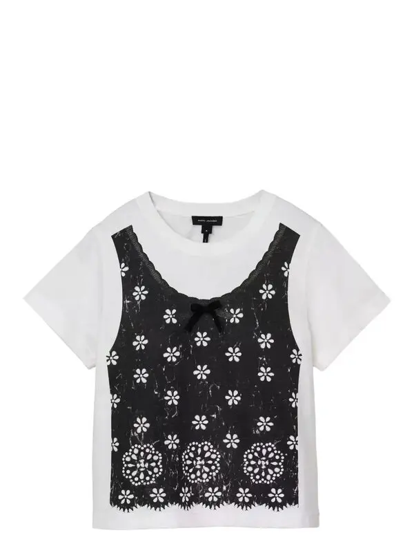 Marc Jacobs Printed Cotton T-shirt - White