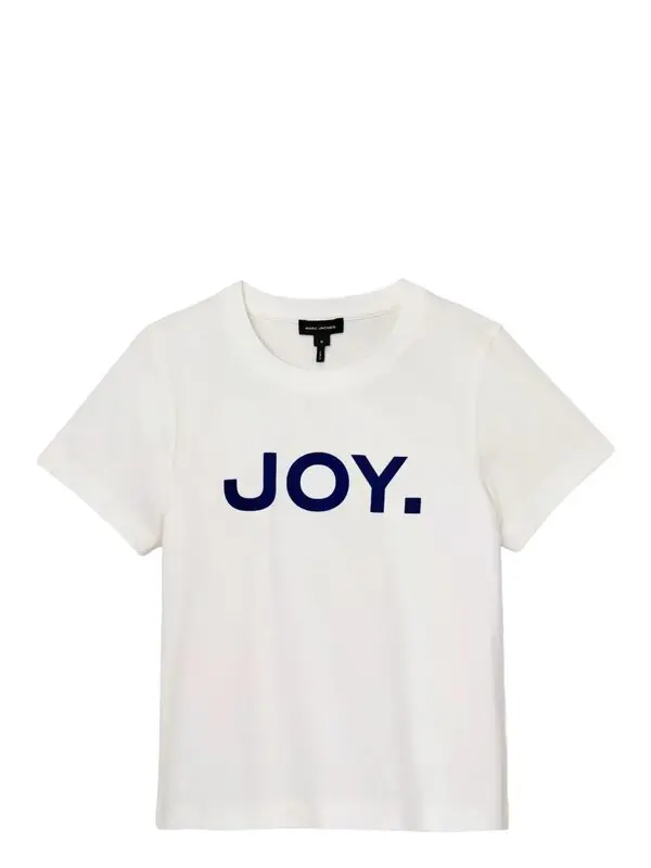 Marc Jacobs Velvet-logo T-shirt - White