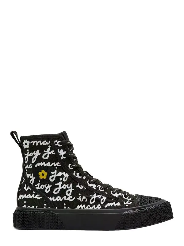 Marc Jacobs The Marc Is Joy High-top Sneakers - Black