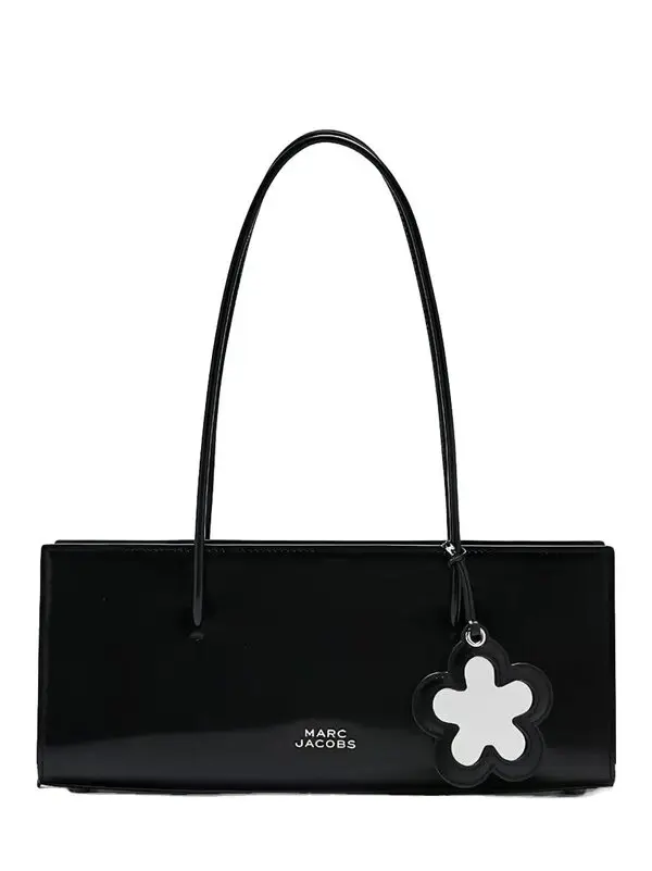 Marc Jacobs Flower-charm Shoulder Bag - Black