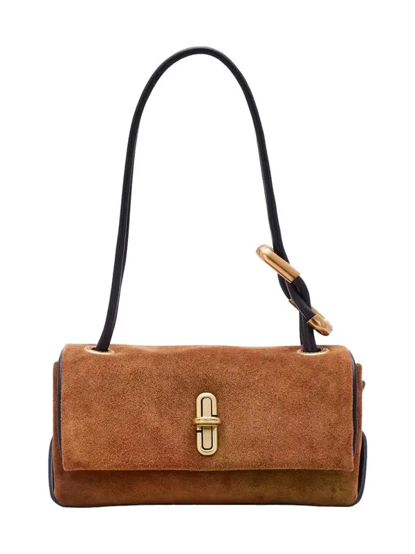 Marc Jacobs Small Suede Shoulder Bag - Brown