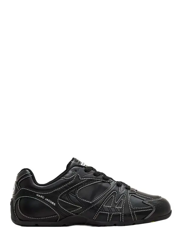 Marc Jacobs Stitched 72 Spring Lace-up Sneakers - Black