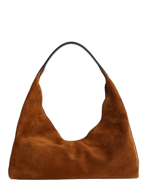 Madewell The Mylie Suede Shoulder Bag - Russet Multi