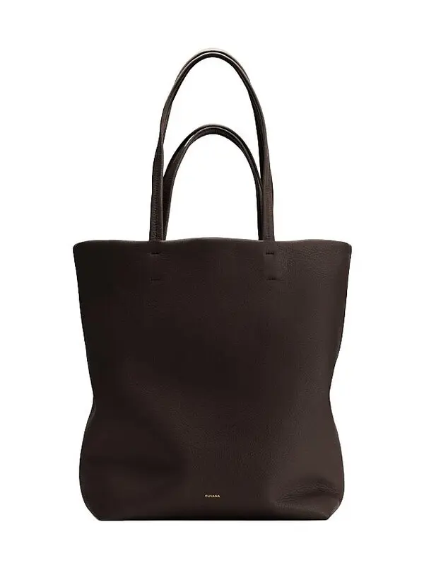 Cuyana Tall Easy Tote - Mocha
