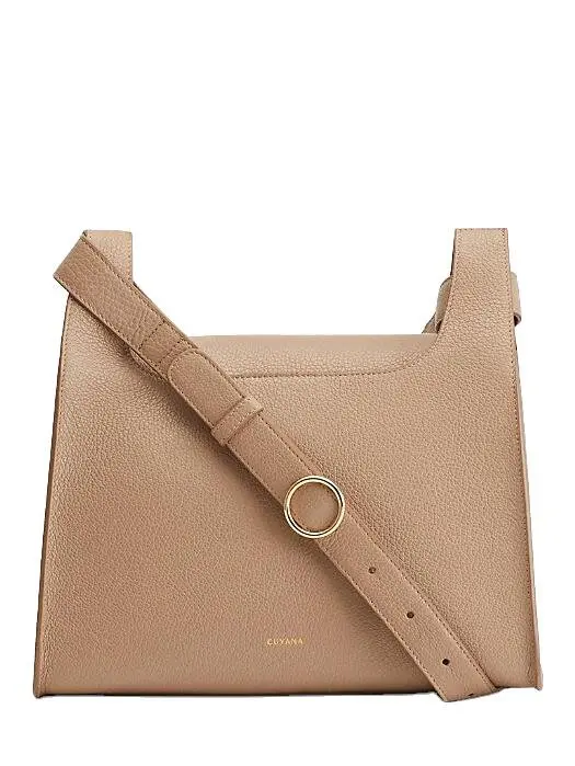 Cuyana Double Loop Shoulder Bag - Cappuccino