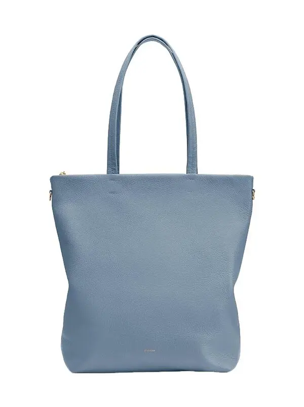 Cuyana Tall Easy Zipper Tote - Azure