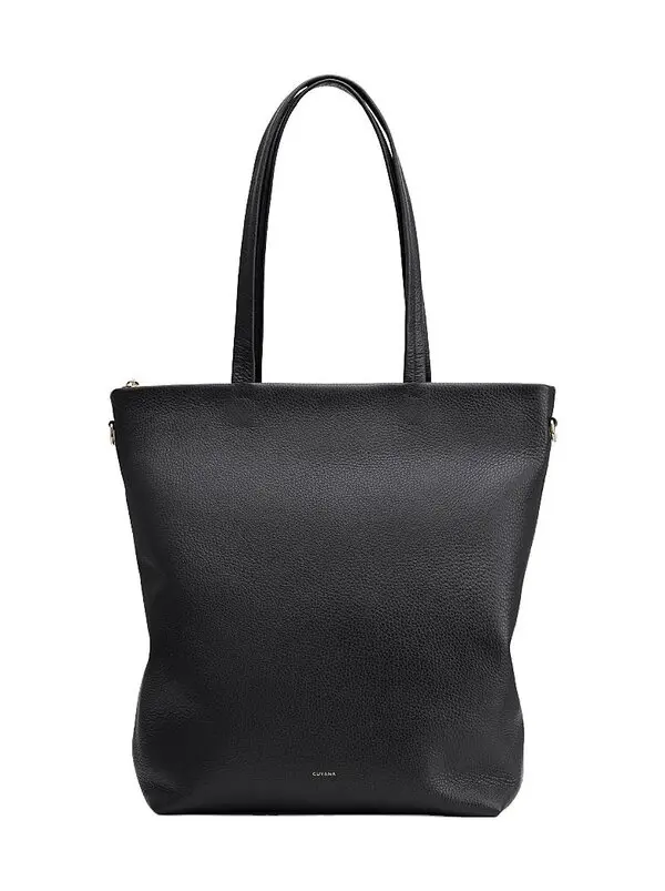 Cuyana Tall Easy Zipper Tote - Black