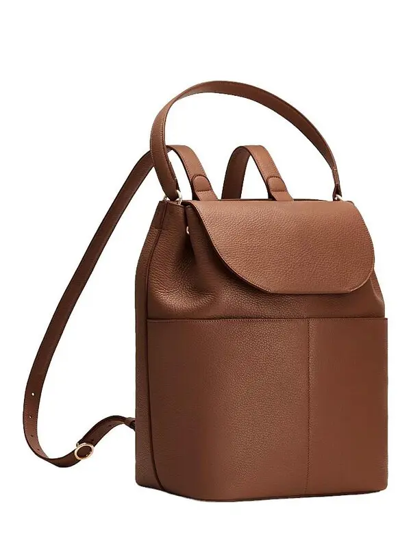 Cuyana 13" Laptop Backpack - Dark Chestnut