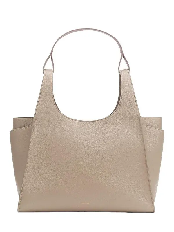 Cuyana Double Loop Satchel - Stone