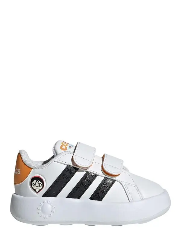 Adidas Grand Court Disney Coco Sneakers - Cloud White/core Black/eqt Orange