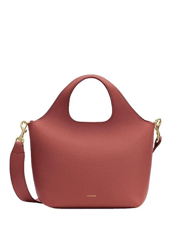 Cuyana Mini System Tote - Dark Terracotta