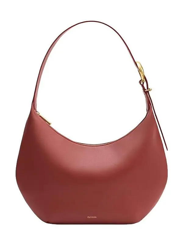 Cuyana Celestia Shoulder Bag - Dark Terracotta