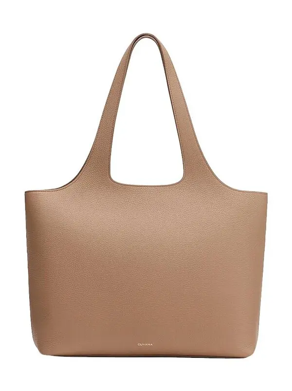 Cuyana System Zipper 16" Laptop Tote - Cappuccino