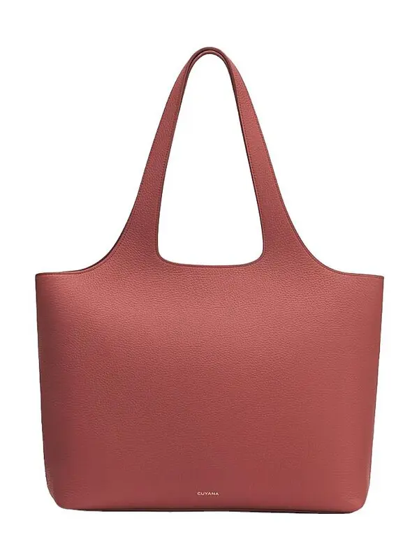 Cuyana System Zipper 16" Laptop Tote - Dark Terracotta