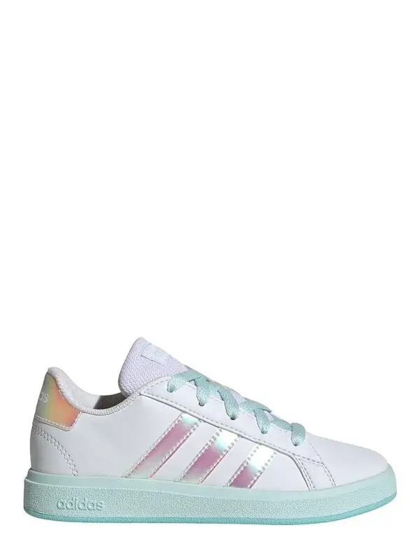 Adidas Grand Court Lifestyle Sneakers - Cloud White/flash Aqua/halo Mint