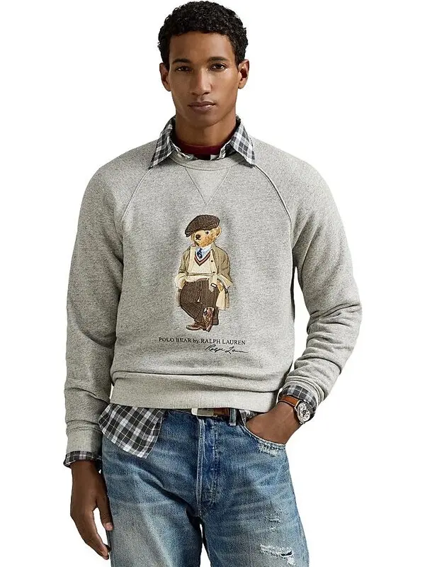Ralph Lauren Polo Bear Fleece Sweatshirt - Grey
