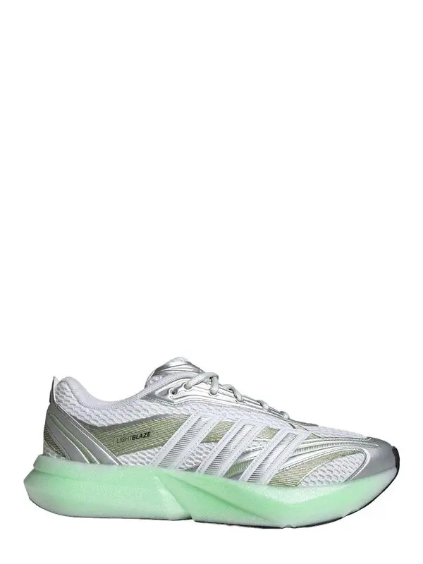 Adidas Lightblaze Glow Sneakers - Cloud White/silver Metallic/magic Lime Met