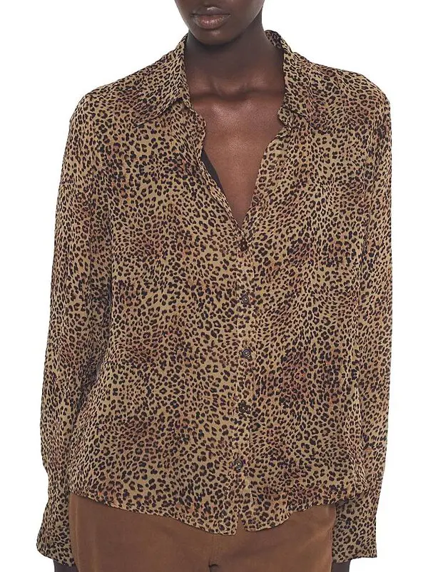 AS By DF Revolution Blouse - Leopard Print