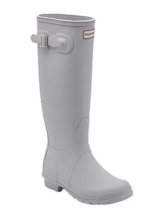Pink Original Tall Rain Boots - Grey
