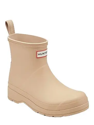 Pink Play Short Boots - Beige