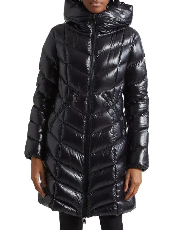 Moncler Marus Quilted Down Puffer Coat - Black