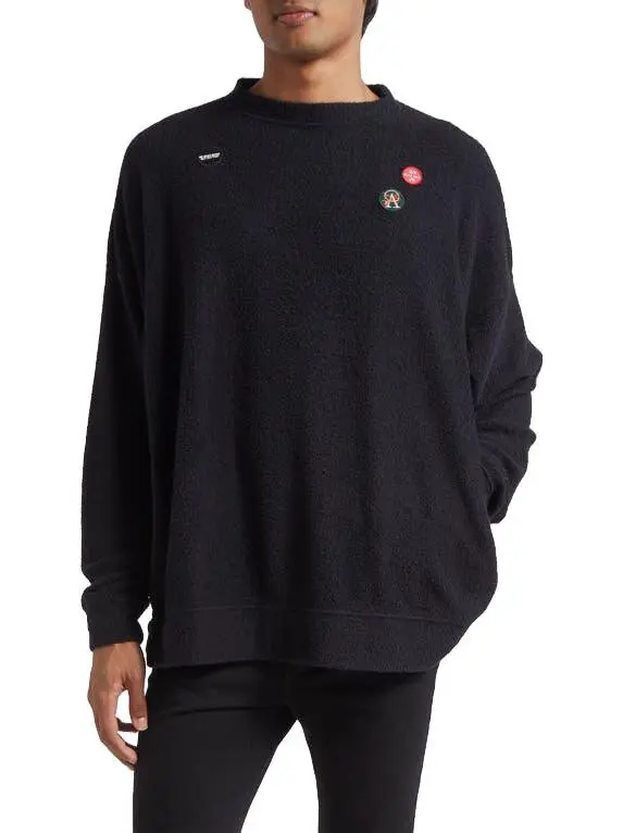 UNDERCOVERISM Embroidered Patch Sweatshirt - Black
