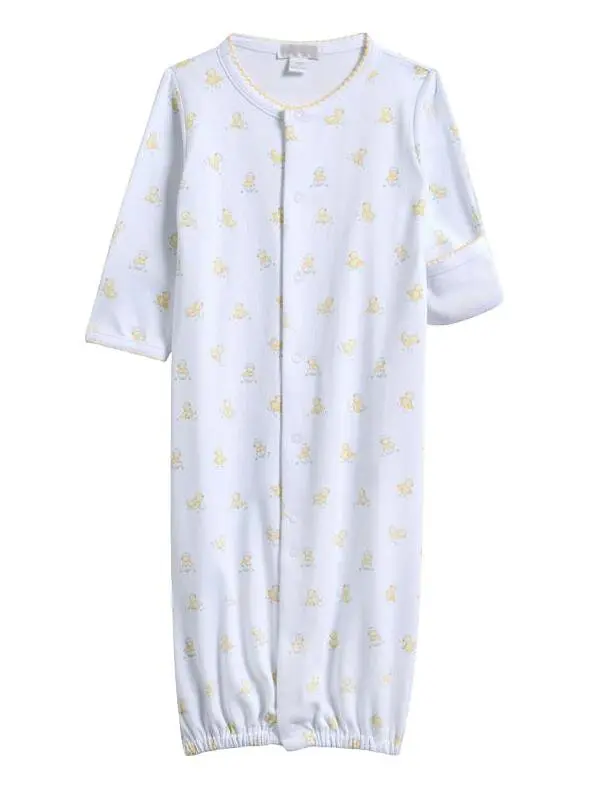 KISSY KISSY Hatchlings Print Pima Cotton Gown - Ducks