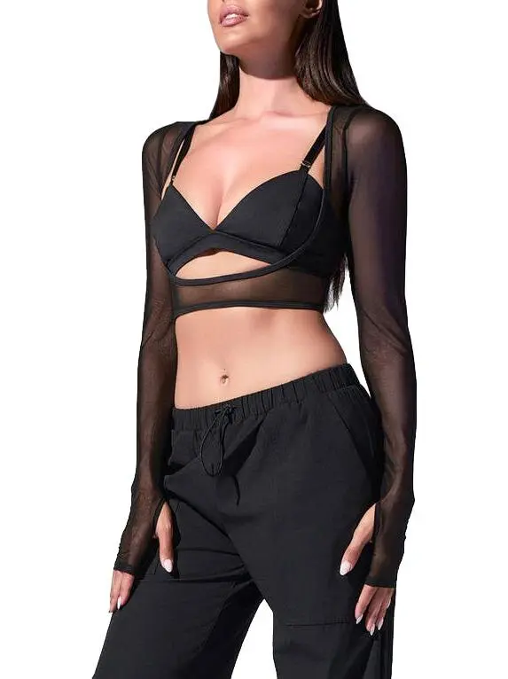 Heroine Sport Clear Bolero - Black
