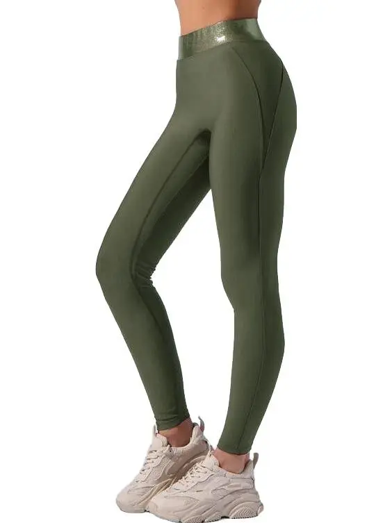 Heroine Sport Lina High Waist Leggings - Army