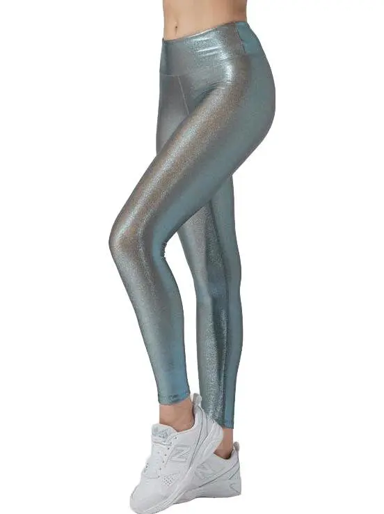 Heroine Sport Marvel High Waist Sparkle Leggings - Bluestone