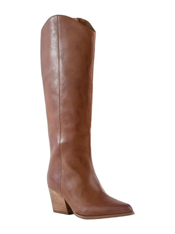 Seychelles Begging You Knee High Western Boots - Tan