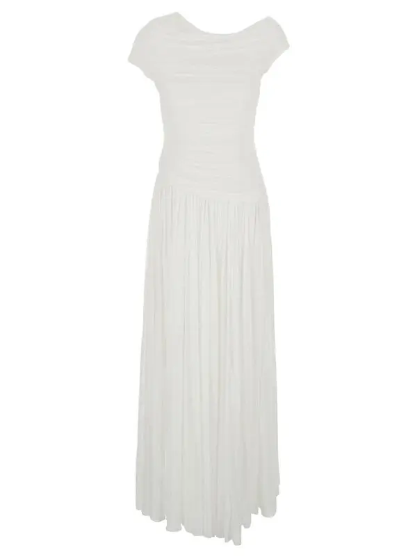 Simkhai Rhiannon One-shoulder Midi Dress - White