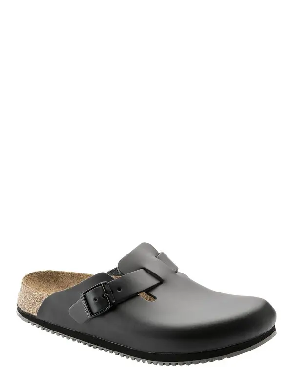 BIRKENSTOCK Boston Super Grip Clogs - Black