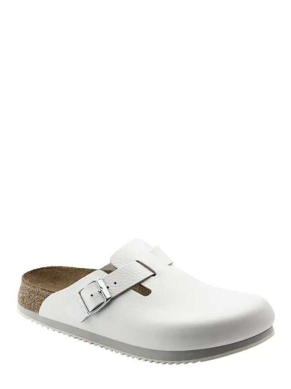 BIRKENSTOCK Boston Super Grip Clogs - White