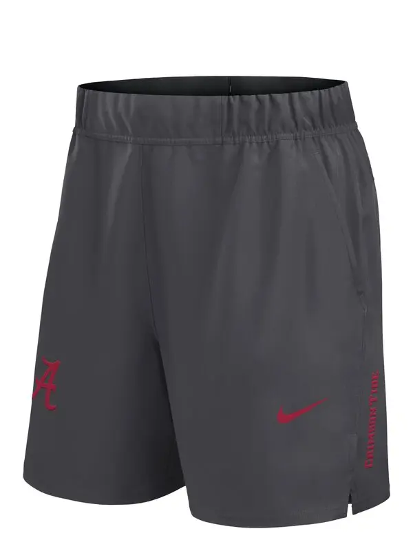 Nike Alabama Primetime Victory Primary Logo College Shorts - Grey