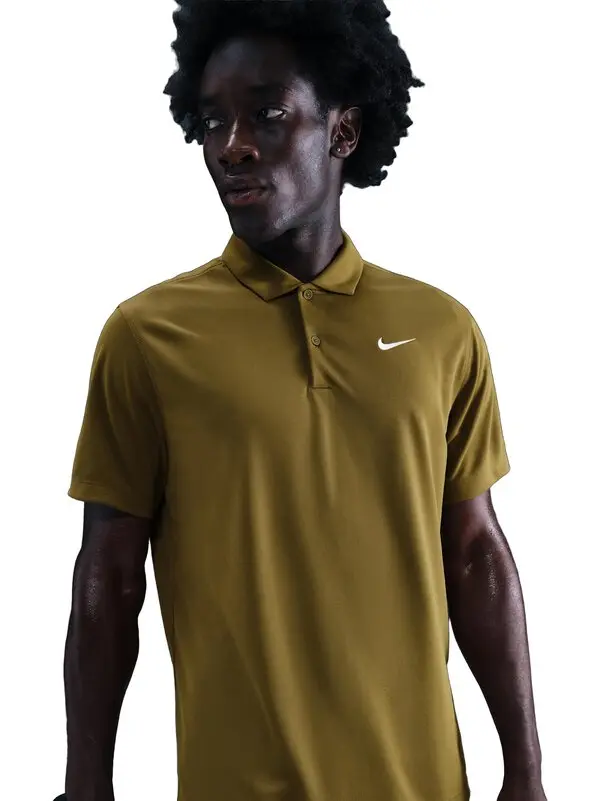 Nike Court Dri-fit Tennis Polo - Brown