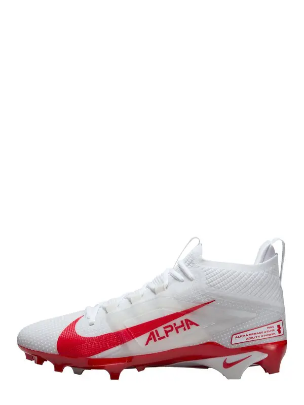 Nike Alpha Menace 4 Elite Football Cleats - White