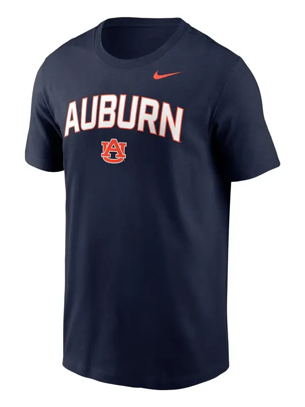 Nike Auburn Primetime Arch Stack College T-shirt - Blue