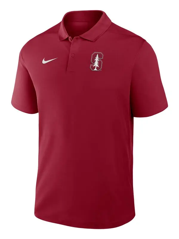 Nike Stanford Primetime Victory Primary Logo Dri-fit College Polo - Red
