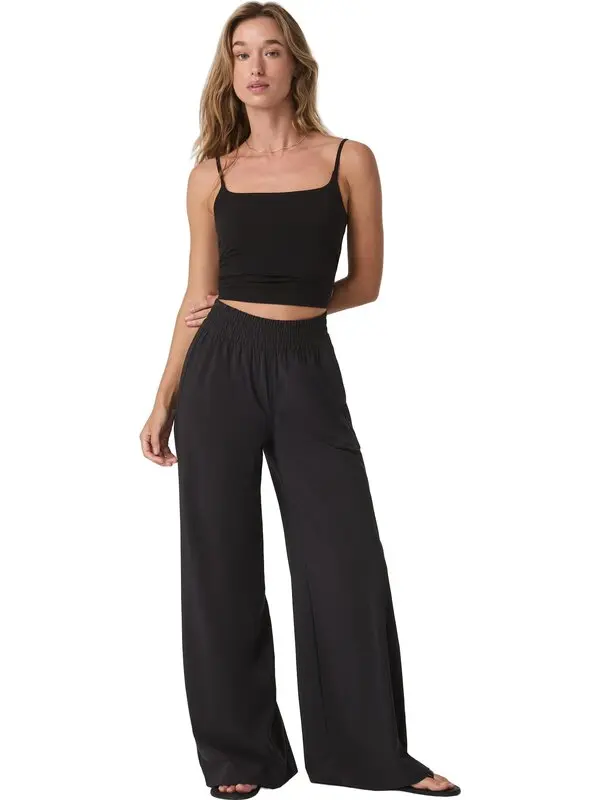 Vuori Villa Wide-leg Pants - Black