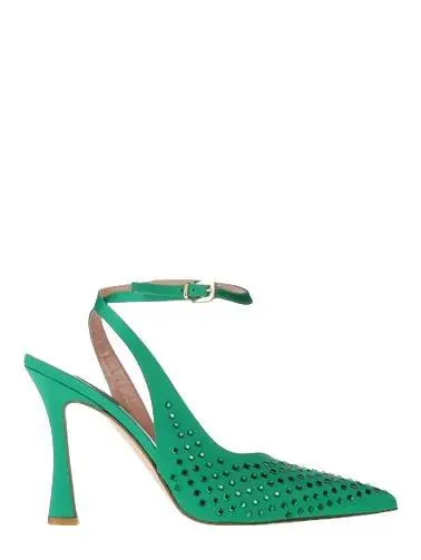 Pinko Pumps With Appliqués - Green