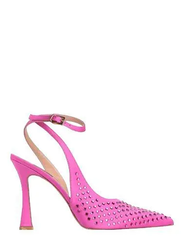 Pinko Pumps With Appliqués - Magenta