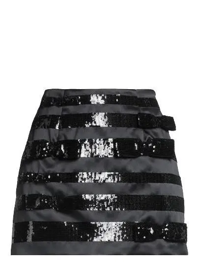Elisabetta Franchi Mini Sequined Skirt - Black