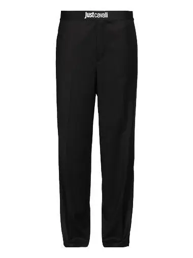 Just Cavalli Tailored Straight Leg Pants - Black