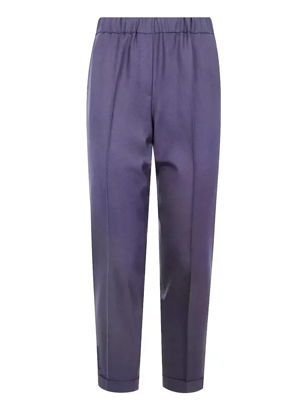 Antonelli Firenze Elastic-waist Trousers - Blue