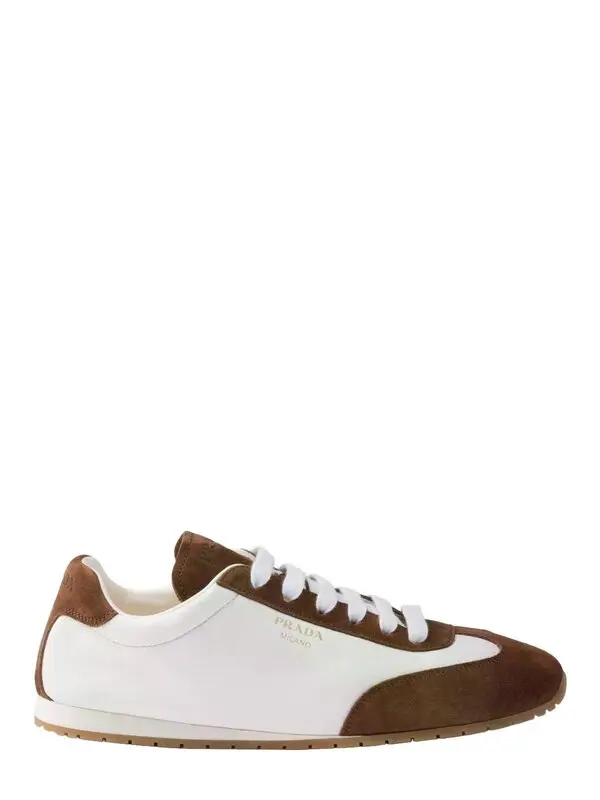 Prada Nappa Leather Sneakers - White