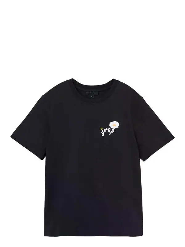 Marc Jacobs Daisy Cotton T-shirt - Black