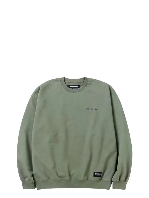 NEIGHBORHOOD Crew-neck Cotton Sweatshirt - Green